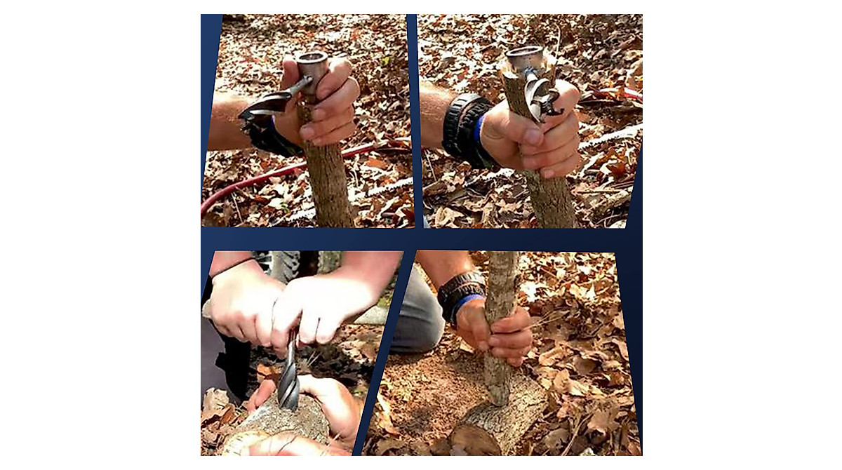 Bushcraft Hand Auger for Survival and Camping | Durable Steel Tool