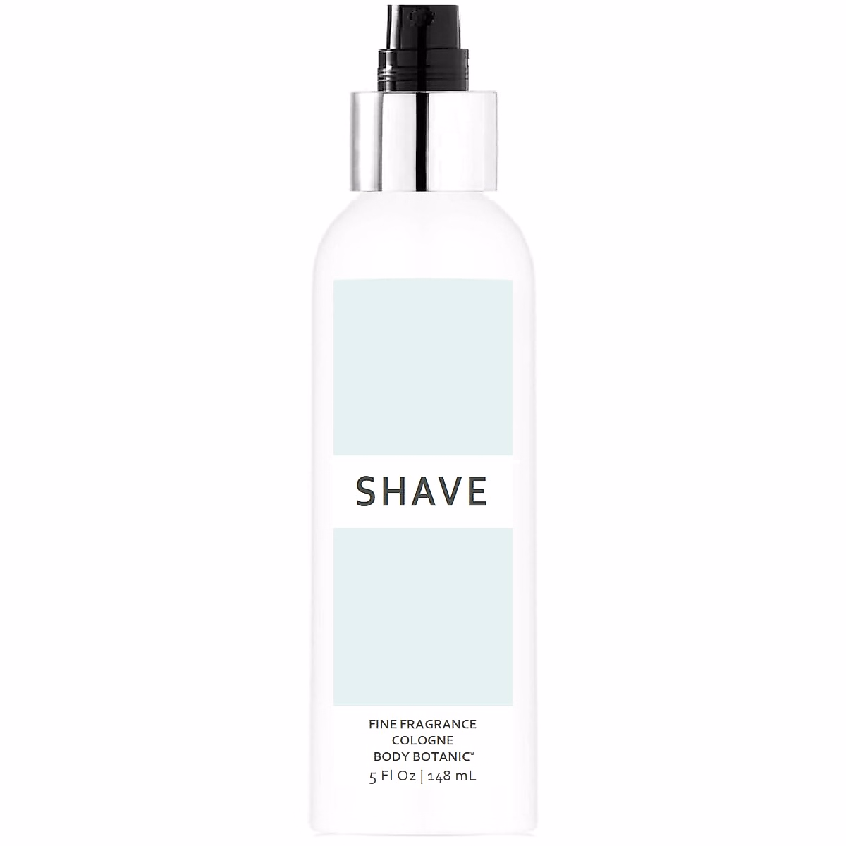 SHAVE Men's Collection Fine Fragrance Cologne Mist by Body Botanic 5 Fl Oz 148 ML - Made with Botanicals and a Barber Shoppe Blend of Fresh Bergamot, Lime, Basil Leaf, Oak Moss & White Patchouli