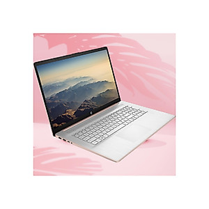 HP 2023 Premium 17.3" HD+ Touchscreen Business Laptop, Intel Core i7-1355U, NVIDIA GeForce MX550, 64GB RAM, 2TB SSD, Webcam, HDMI, Wi-Fi 6, Backlit Keyboard, Fingerprint Reader, Windows 11 Pro, Rose