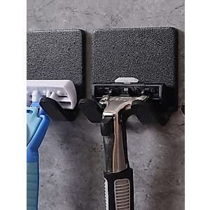 Razor Hook Storage with Adhesive, Shower, Waterproof, Strong Shower Shaver, Hook, Caddy, Bathroom, Kitchen, Wall, Organizer