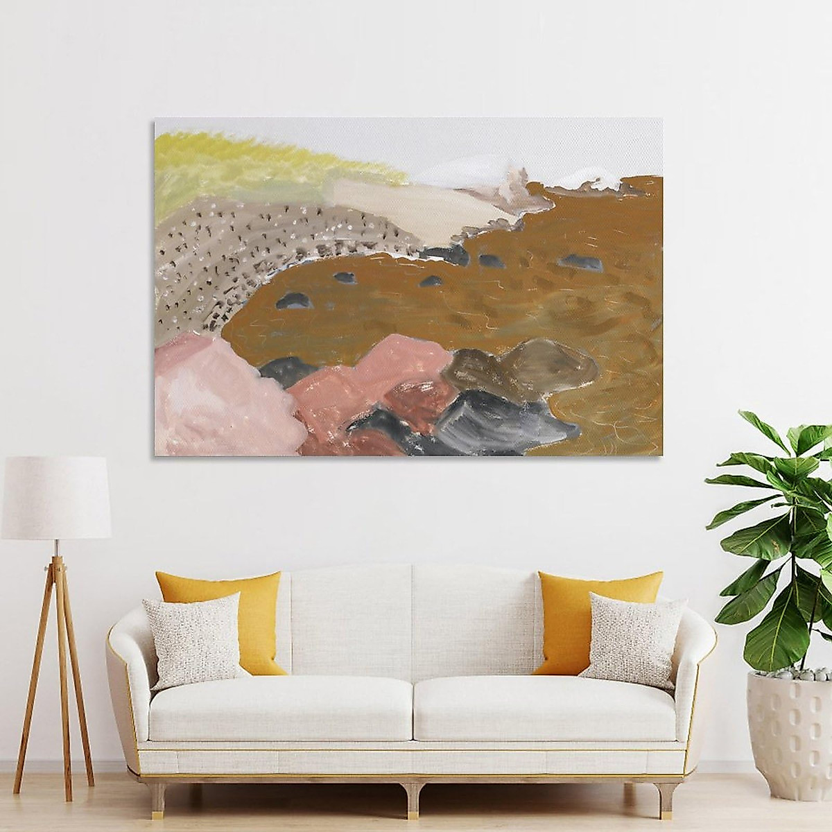 BAIKAI Milton Avery Milton Avery Brown Sea1 Art Poster Hanging Picture Canvas Wall Art Prints Poster Gifts Photo Picture Painting Posters Room Decor Home Decorative 08x12inch(20x30cm)