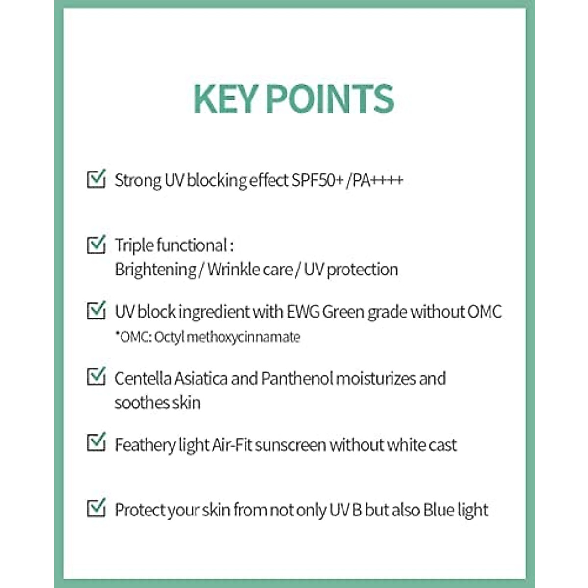 Benton Air Fit UV Defense Sun Cream, SPF 50/PA++++, 1.69 fl oz (50 ml), UV Protection, Brightening, Wrinkle Care, Without White Cast, Lightweight yet Moisturizing, Soothing and Calming Properties, Maintaining Youthful Skin