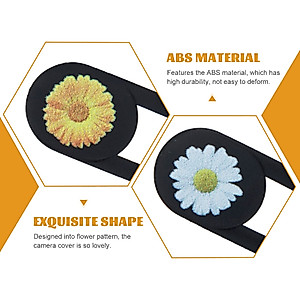 Sosoport 3pcs Camera Privacy Cover Camera Privacy Slider Web Camera Cover Camera for Computer Webcam Privacy Lens Protectors Webcam Slider Camera Shield Cover Abs Protective Case Flat