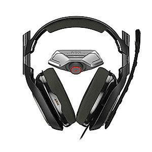ASTRO Gaming A40 TR Headset w/MixAmp M80 for Xbox One, Mod Kit Compatible, Gaming Headset for Xbox One, PC - Bulk Packaging - Black/Olive