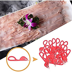 Angoily Kitchen Poultry Food Tools Opener: 20pcs Multipurpose Intestine Opening Cooking Utensils for Chicken Poultry Fish Meat Random Color