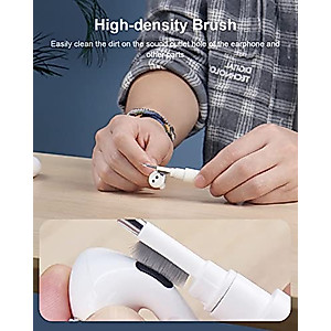 Hagibis Cleaning Pen for Airpods Pro 1 2 Multi-Function Cleaner Kit Soft Brush for Bluetooth Earphones Case Cleaning Tools for Lego Huawei Samsung MI Earbuds (White)