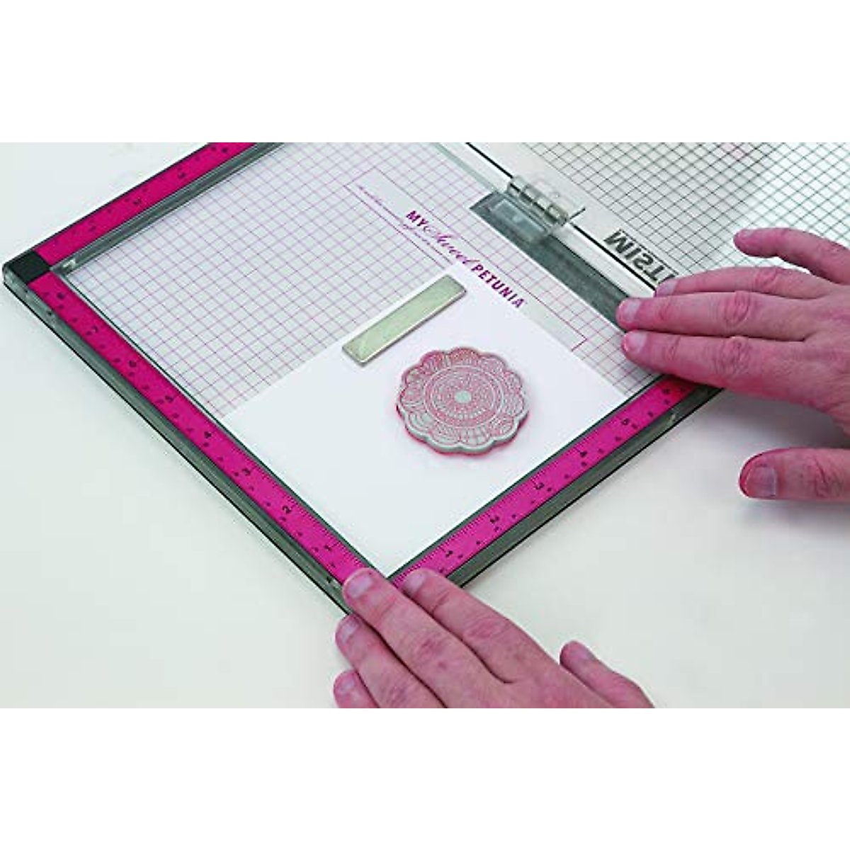 Misti Stamp Tool Original Size Stamp Positioner (2020 Version); Includes Bar Magnet and Foam Pad; The Most Incredible Stamp Tool Invented