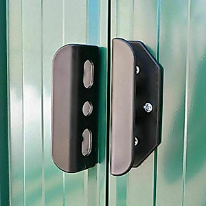 HUIJK Storage Sheds Garden Storage Unit Metal Shed Patio Outdoor Bike BoxTools Store Green