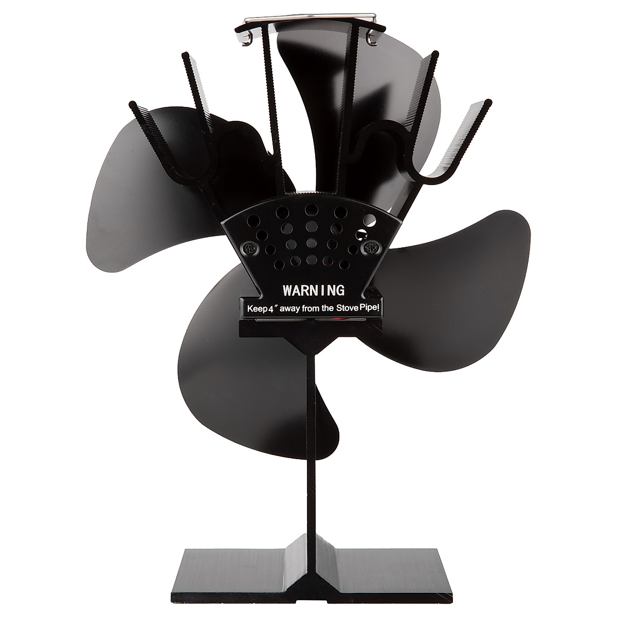 Home-Complete Stove Fan- Heat Powered Fan for Wood Burning Stoves or Fireplaces-Quiet and Low Maintenance, Disperses Warm Air Through House