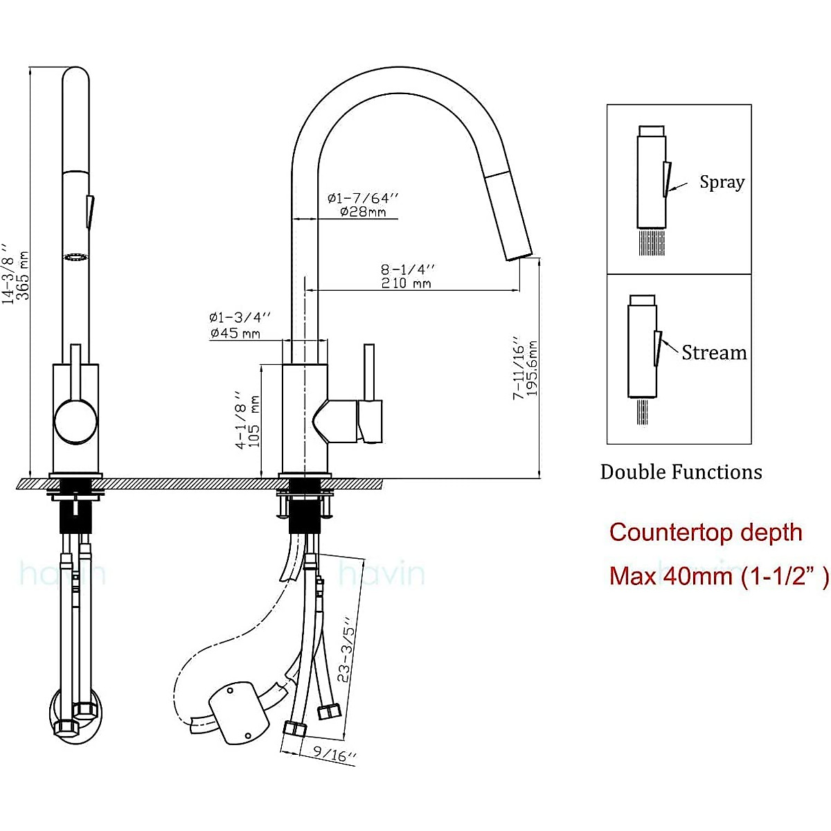 Kitchen Sink faucets