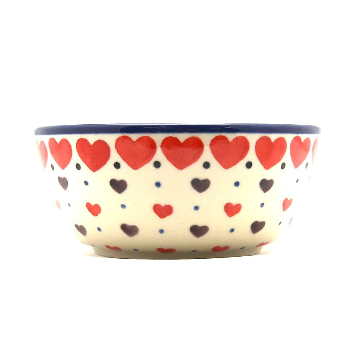 Polish Pottery Bowl - Ice Cream/Dessert - Love Struck