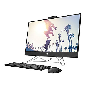 HP Pavilion 27 Touch Desktop 1TB SSD Win 10 Pro (Intel 10th gen Quad Core CPU and Turbo Boost to 4.90GHz, 16 GB RAM, 1 TB SSD, 27-inch FullHD Touchscreen, Win 10 Pro) PC Computer All-in-One