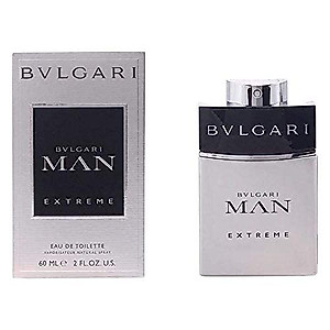 BVLGARI Man Extreme Eau De Toilette Spray for Men, 2 Ounce (BULGARI-971051)