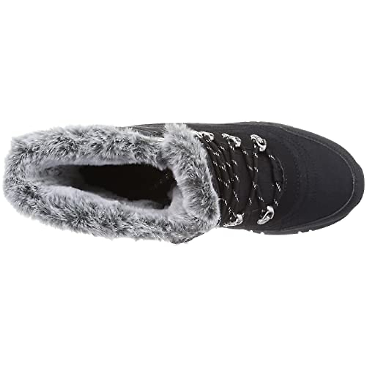 Skechers Women's Cold Weather Boot Snow, Black, 8.5