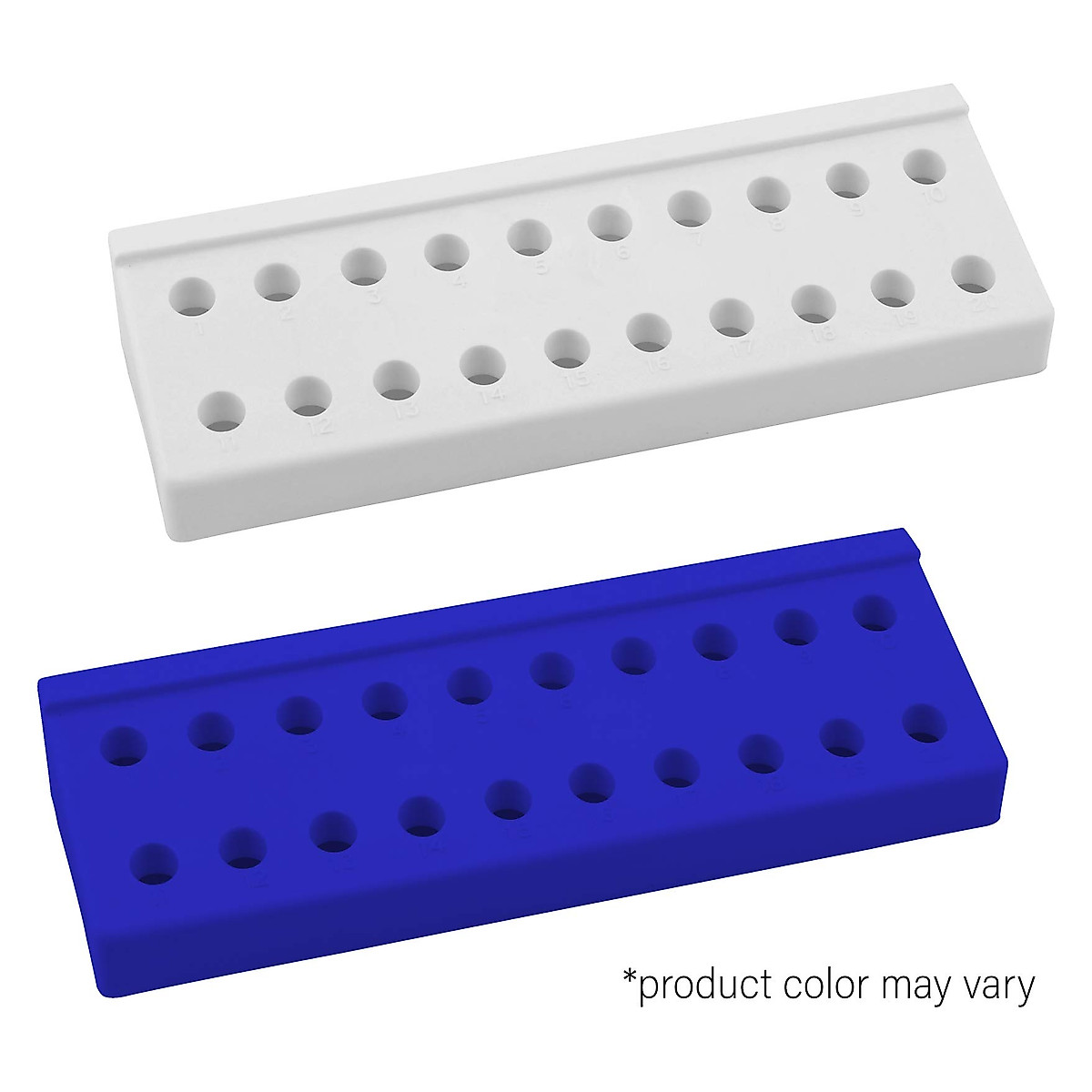Eisco Microcentrifuge Tube Rack, Autoclavable, Holds 20 Tubes of 1.5ml Capacity