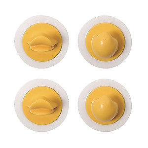 Cabilock Decorative Wall Hooks Yellow Mouth Tail Wall Hanger 4pcs Cartoon Animal Hooks for Hanging Bag Keys Towels Coat Hat Kitchen Bathroom Supplies