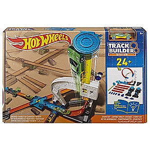 Hot Wheels DLF28 Track Builder System Stunt Kit Playset [Amazon Exclusive]