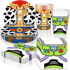 Toy Inspired Story Party Supplies Toy Inspired Story Children’s Party Favors Includes Cups Plates Napkins for Story Birthday Baby Shower Decor