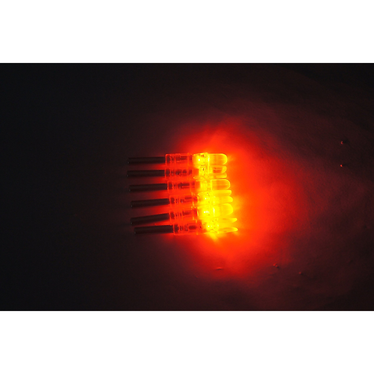 Jiexi Hwyp Automatically Lighted Led Nocks for Inner Diameter 6.3 mm Compound Bow Arrows GT Size Pack of 6 (red)