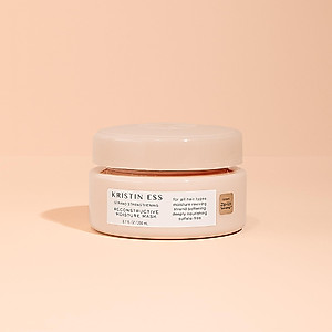 Kristin Ess Hydrating Deep Conditioner Protein Hair Mask - Shea Butter + Coconut Oil Hair Treatment for Dry Damaged Hair - Deep Conditioning, Strengthening, Softening, Anti-Frizz - Pear + Amber Scent