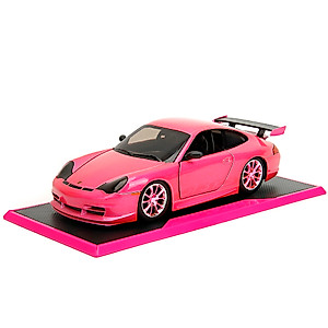 911 GT3 RS Pink Metallic with Pink Wheels Pink Slips Series 1/24 Diecast Model Car by Jada 34847