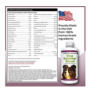 Multi vitamin liquid for dogs probiotics for dogs digestion liquid antioxidants for dogs immune support Salmon omega 3 fish oil liquid - liquid dog vitamins and minerals senior dog multivitamin liquid
