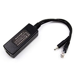 PoE Texas 802.3af Power Over Ethernet PoE Splitter with 5 Volts 10 Watts Output - for 5V Non-PoE Security Camera and Devices Like Foscam, Sonoff, Tablet, USB, Dropcam, Raspberry Pi and Others