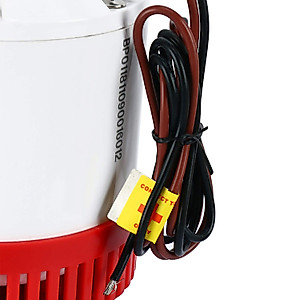 Amarine Made 3700 GPH 12v Boat Marine Plumbing Electric Bilge Pumps (3700gph 12v)