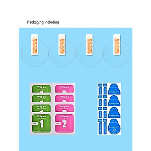 iDaPro Screen Protector for HUAWEI Watch GT 2 GT2 46mm Watch [4 Pack] Tempered Glass Anti-Scratch Bubble-Free Easy Installation