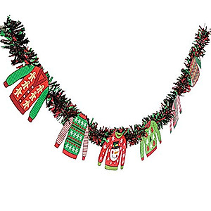 UGLY SWEATER GARLAND - Party Decor - 1 Piece