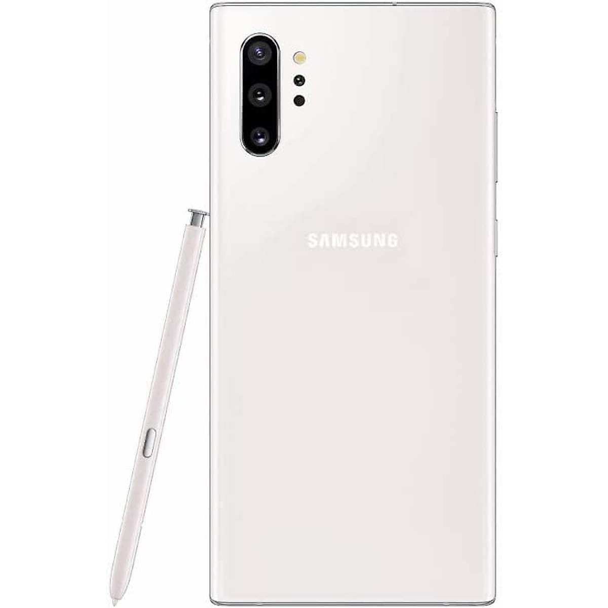 SAMSUNG Galaxy Note 10+ Plus (256GB, 12GB) 6.8" QHD+ AMOLED, Snapdragon 855, 4300mAh Battery, 4G LTE Fully Unlocked (T-Mobile, Verizon, Global) N975U1 US Model (w/Wireless Charger Pad, White)