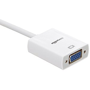 Amazon Basics Mini DisplayPort to VGA Monitor Adapter