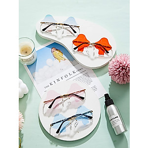 12 Pairs Mushroom Sunglasses Rimless Irregular Funny Mushroom Glasses Retro Trendy Prom Glasses for Women Mushroom Party Favor