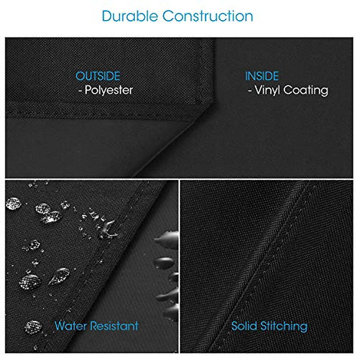 Unicook Grill Cover 70 Inch, Heavy Duty Waterproof Gas Grill Cover, Fade Resistant BBQ Cover, Durable and Convenient Large Barbecue Cover, Compatible with Weber Char-Broil Nexgrill and More Grills