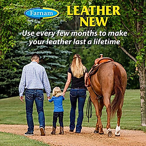 Farnam Leather New Deep-Cleaning Conditioner and Restorer for Saddles and Leather, 32 Ounces