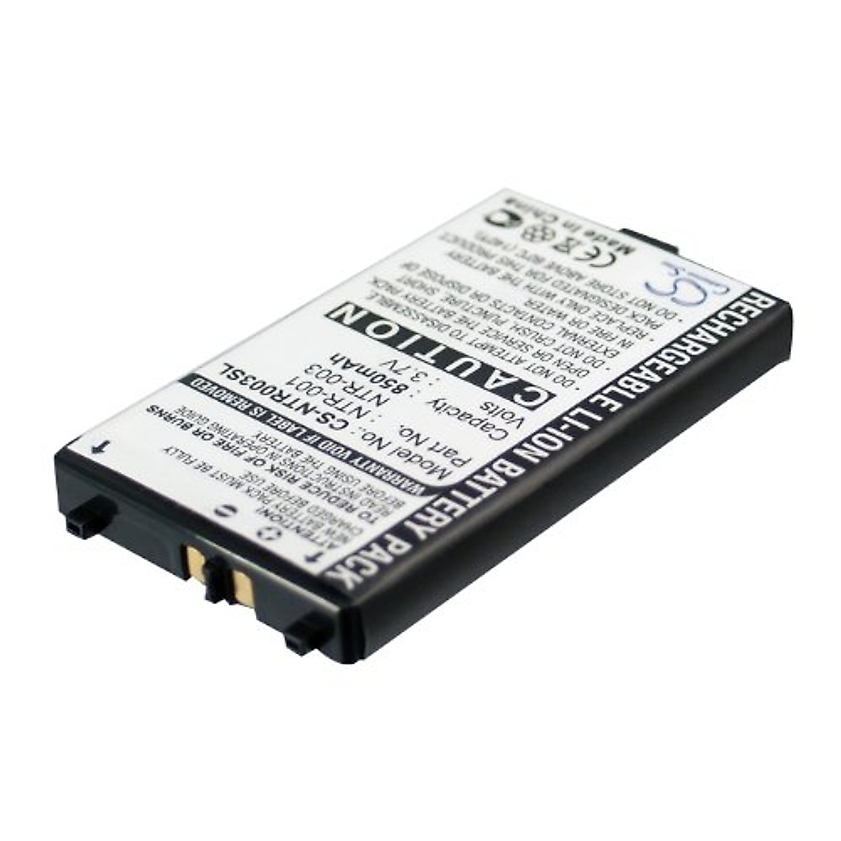 Yibudt 3.7V Battery Replacement for Game Boy Advanced SP C/AGS-A-BP-USA NDS AGS-003 AGS-001 GBA-SP DS NDS SAM-SPRBP(A) AGS-101 AGS-A-BP-USA,BT-M12 BAT-GBASP-1LI NTR-001 NTR-003
