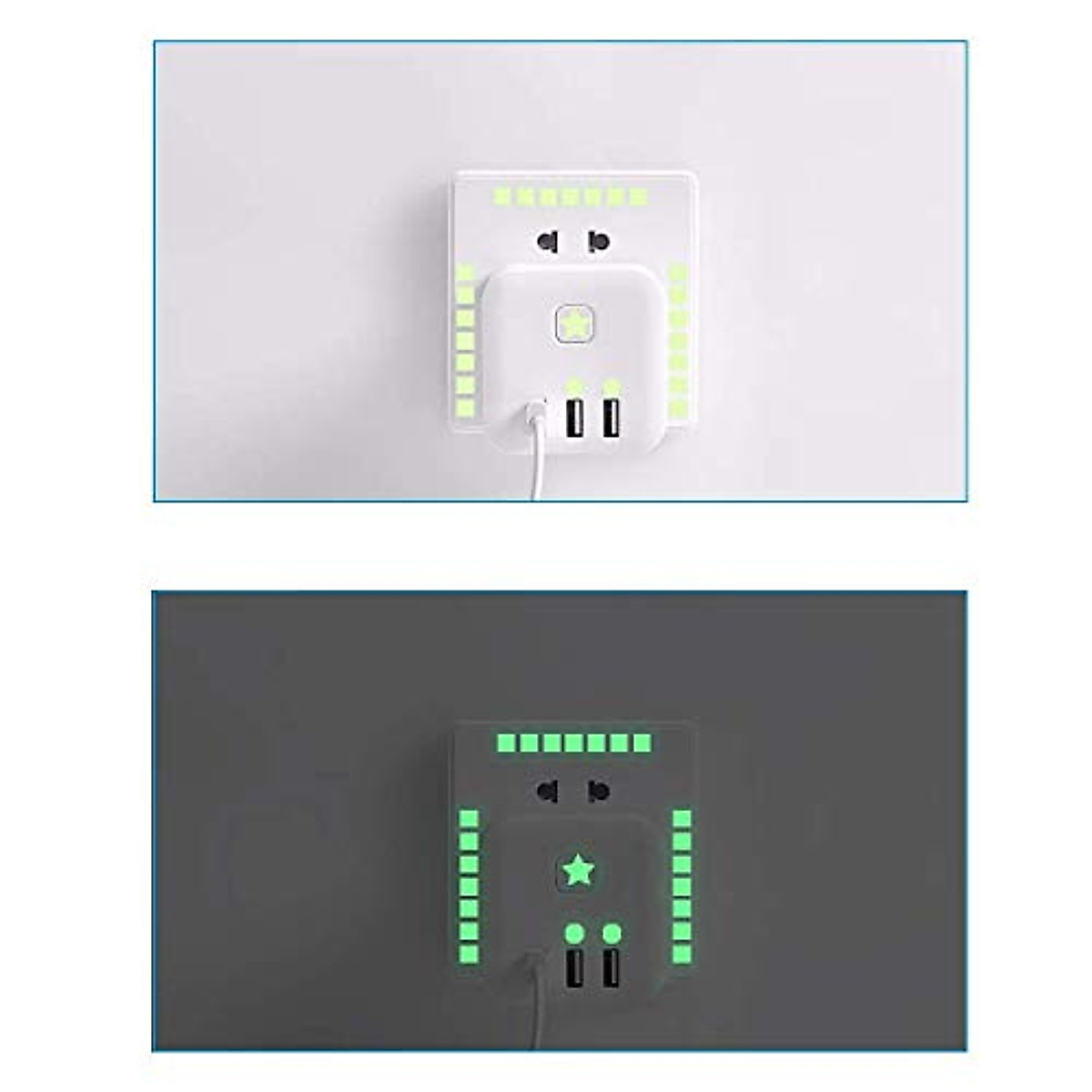 334pcs Glow in The Dark Stars Stickers, Luminous Stars and Moon Wall Stickers Decor for Kids Bedroom or Birthday Gift, Wall Decals for Any Room, Bright and Realistic