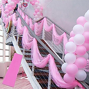 Tulle Bolt Fabric for Wedding Birthday Party Backdrop Decoration DIY Wedding Organza Chair Sashes 54" by 40 Yards (C03)