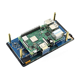 waveshare 5.5 inch HDMI AMOLED Display 1920x1080 Resolution Monitor Capacitive Touch Screen with Toughened Glass Cover for Raspberry Pi/Jetson Nano/PC Support Multi Systems