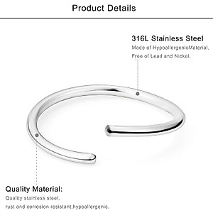 Lcolyoli 18Pcs 18G 316L Stainless Steel Nose Ring Hoop Cartilage Hoop Septum Piercing for Women Men 6mm 8mm 10mm Silver-tone Rose Gold