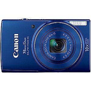 Canon PowerShot ELPH 150 IS Digital Camera (Blue)