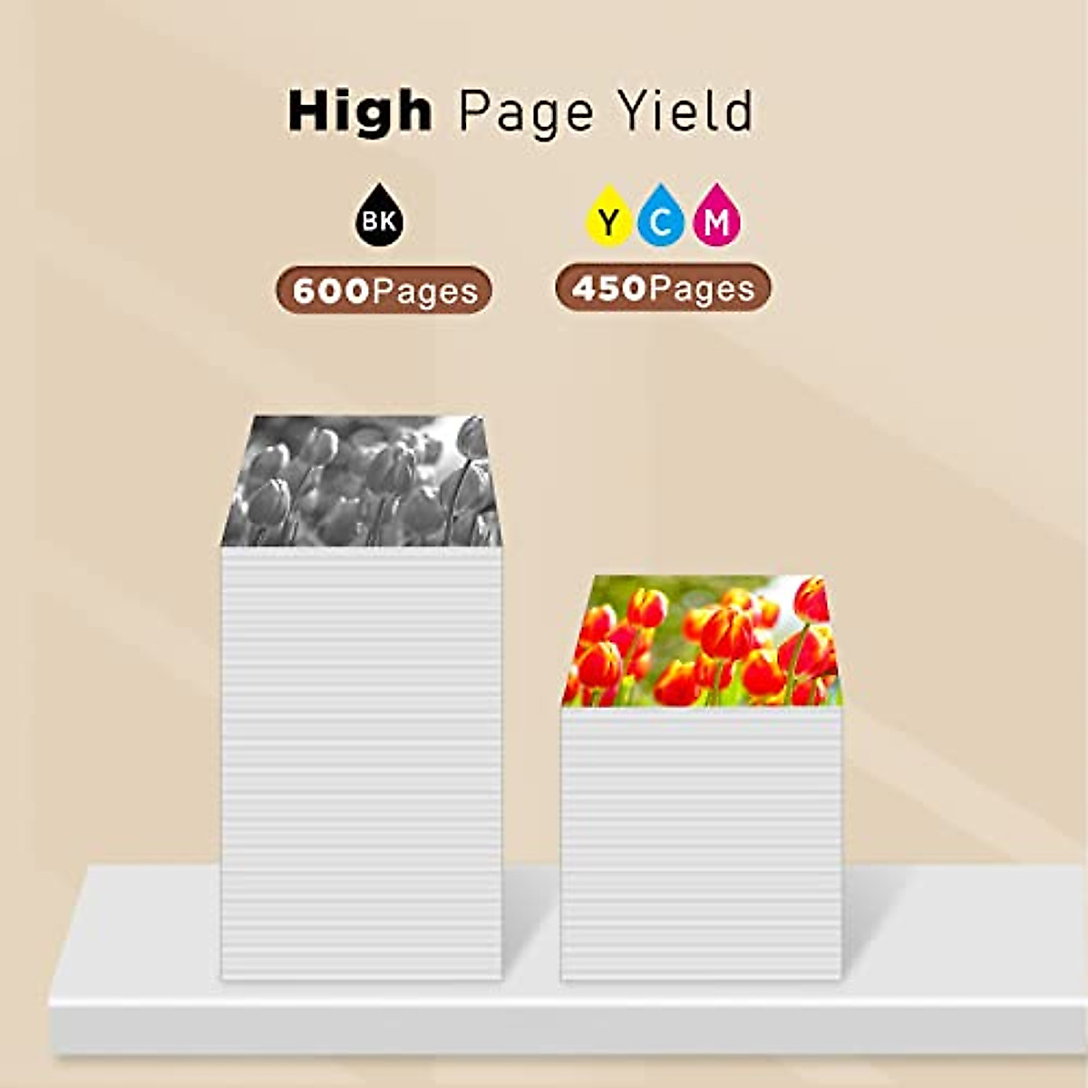 PG-245/CL-246 XL Ink Cartridges,Black and Color Combo Pack,Remanufactured Ink Cartridge Replacement for Canon PG245 CL246 XL Compatible for Pixma MX490 MX492 ; MG2522 MG2525 MG3029; TR4522 Printer