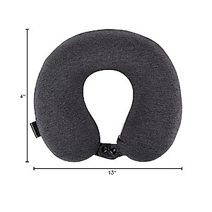 Travelon Cooling Gel Neck Pillow, Charcoal