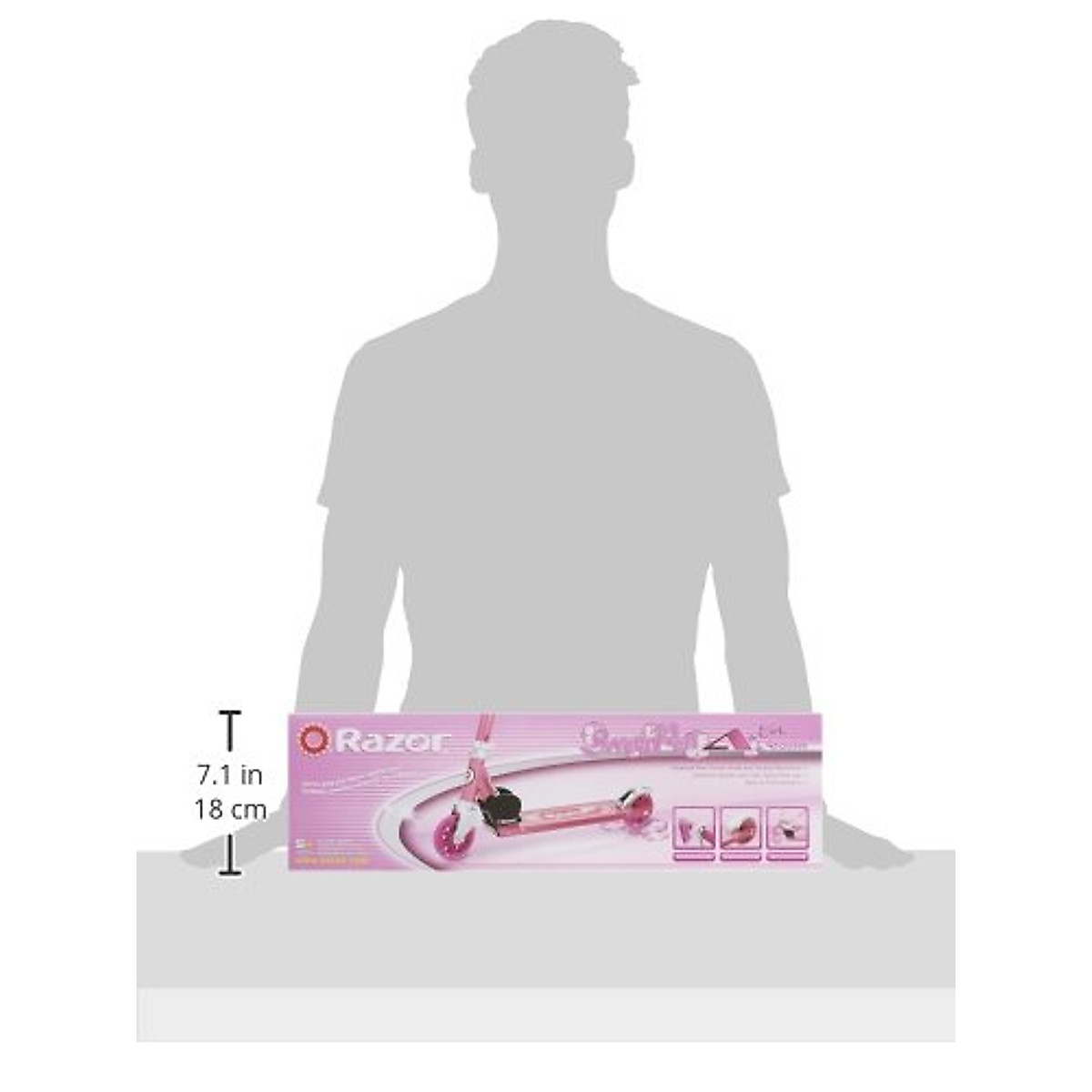 Razor A Kick Scooter for Kids - Lightweight, Foldable, Aluminum Frame, and Adjustable Handlebars