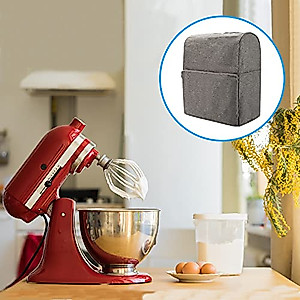 Kitchen Aid Mixer Cover,Kitchen Stand Mixer Cover Compatible with KitchenAid Tilt Head 4.5-5 Quart,Kitchenaid Covers Attachments With Pocket,Cover For Kitchen Aid Mixer,Kitchen Aid Mixer Accessories