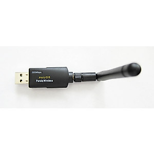 Panda Wireless PAU06 300Mbps Wireless N USB Adapter - w/High Gain Antenna - Win XP/Vista/7/8/10/11, Zorin, Mint, Ubuntu, MX Linux, Manjaro, Fedora, Centos, Kali Linux and Raspbian