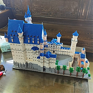 SXPC World Famous Architecture Swan Stone Castle Model (11810pcs) DIY Micro Building Blocks Mini Bricks Toy for Kids and Adults
