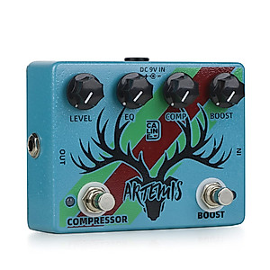 Caline DCP-01 Artemis Compressor Boost Effect Pedal Dual Guitar Pedal