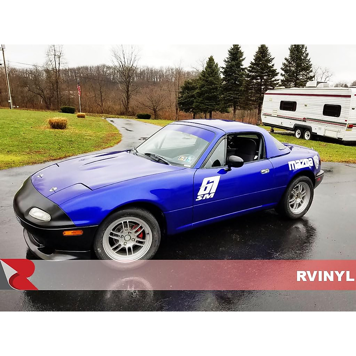 3M 1080 Series G378 Gloss Blue Raspberry - 5ft x 1ft - 5sq ft - Dual Cast Thick Vinyl Car Wrapping Film - Vehicle Sheet Roll