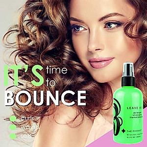 Anti-Frizz Detangler, Leave-In Conditioner For Dry And Damaged Hair, Leave-In Detangler, Thermal Spray With Incredible Shine-B. The Product Leave It In 8oz.